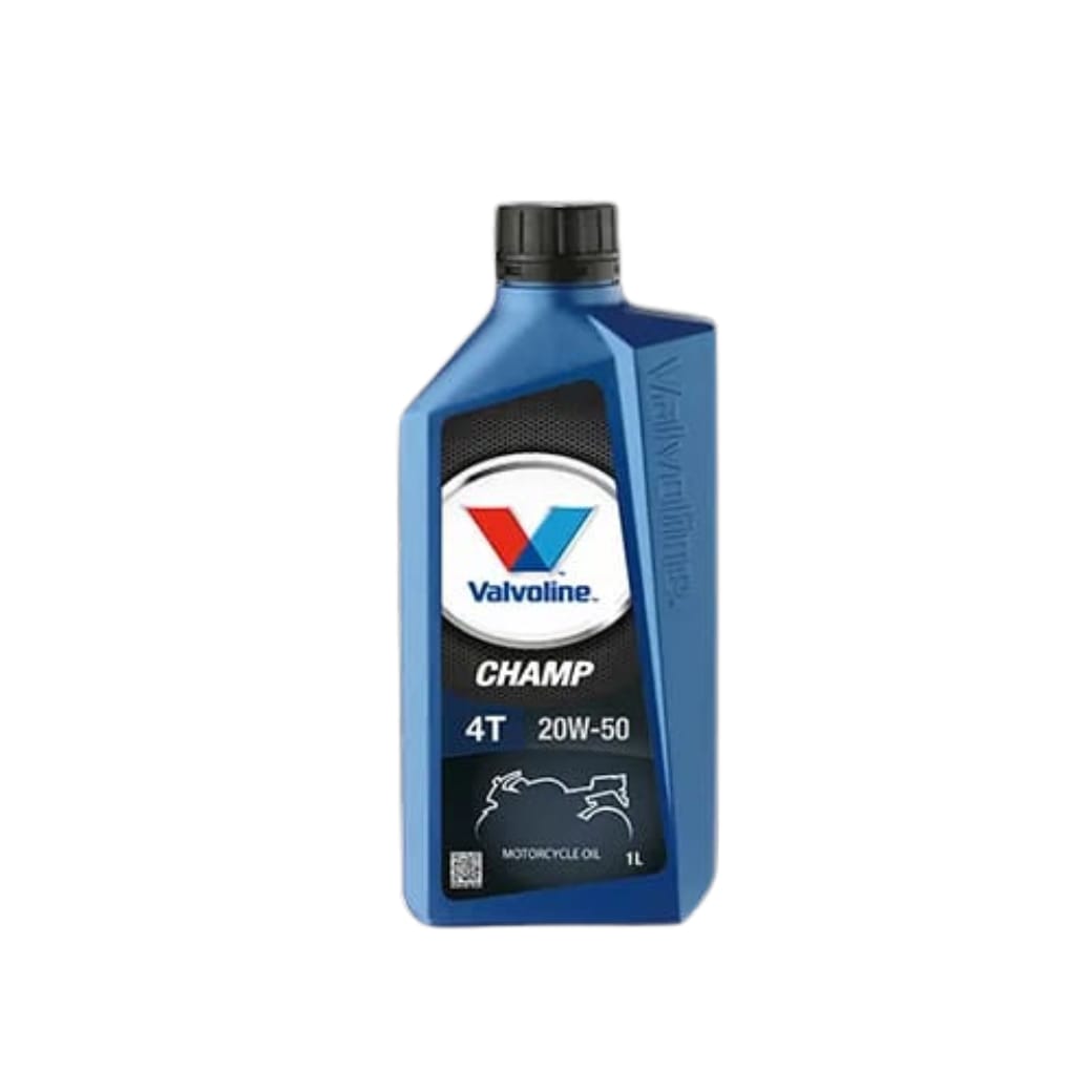 VALVOLINE 20W-50 Champ 4T SNJ 20W-50 SJ BIKE ENGINE MOTOR OIL 1 LITRE – GARI PARTS