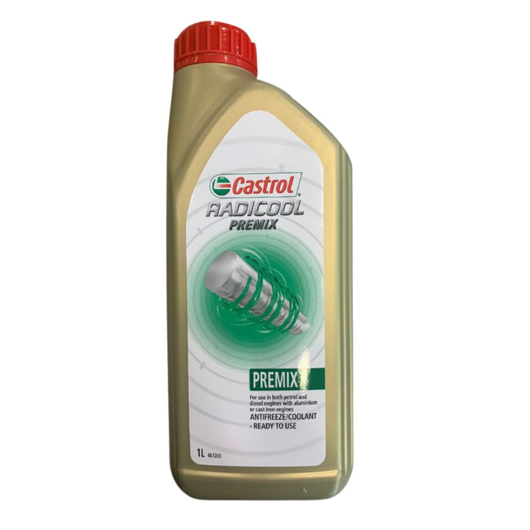 CASTROL RADICOOL-1LT COOLANT-GREEN RADICOOL PRE MIX COOLANT Red/pink ...